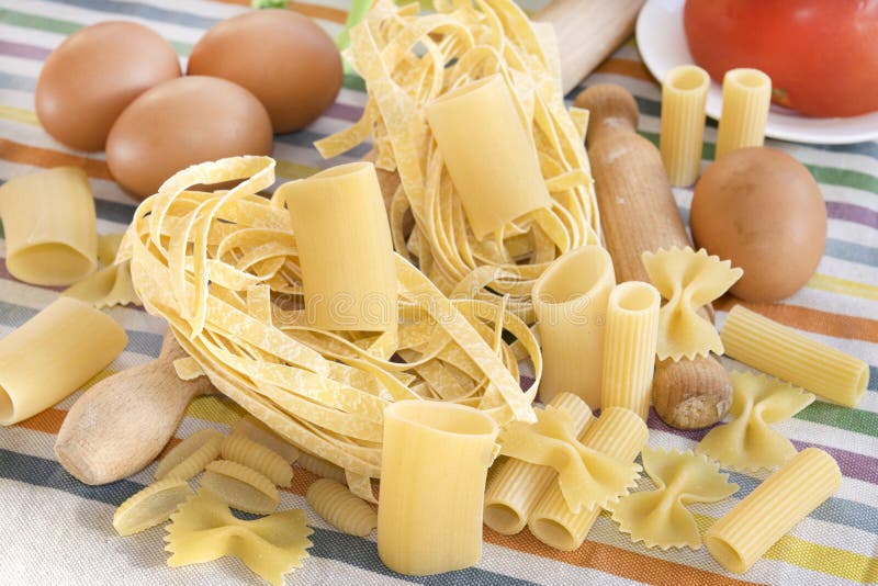 Handmade pasta stock image. Image of preparation, rolling - 61591829