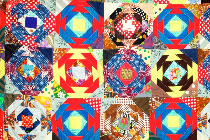 Handmade patchwork quilt stock photo. Image of fashion - 47123550