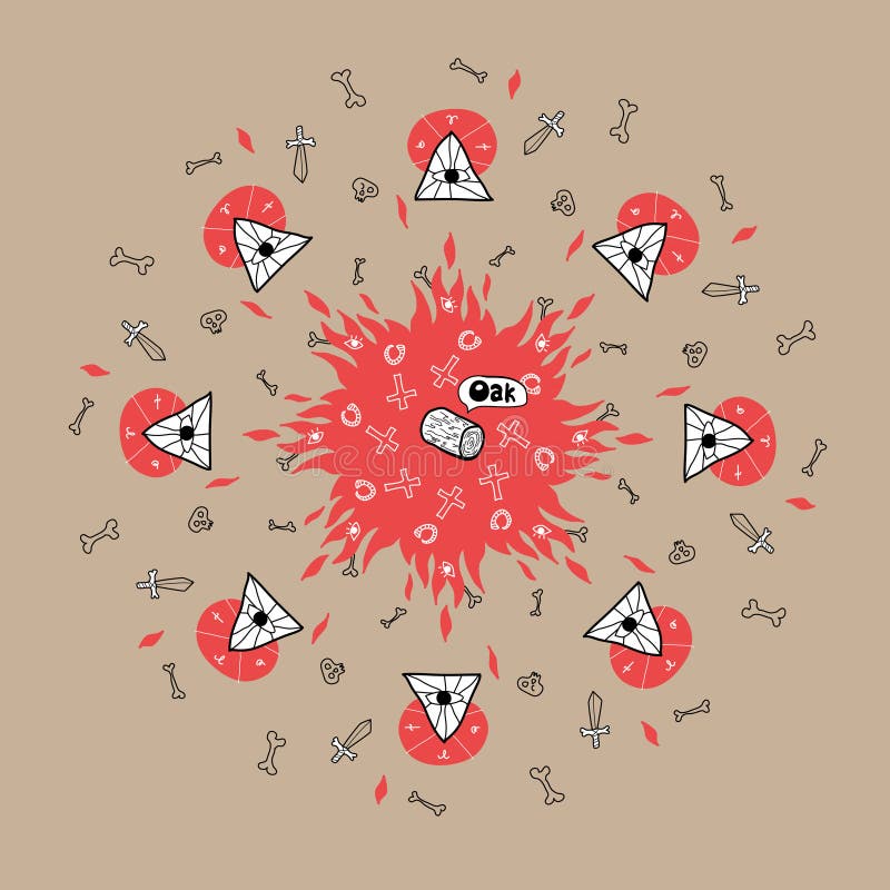 Handmade Pattern with Ethnic Geometric Ornament Stock Vector ...