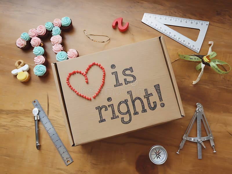 Handmade Pi Day Gift Ideas with Math-themed Decorations Stock ...