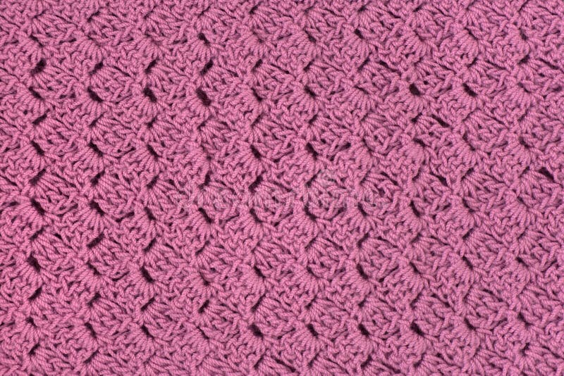Handmade Pink Knitting Macro Fabric Pattern. Stock Photo - Image of ...