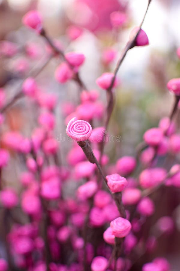Handmade Pink Mini Rose Floral Bunch Stock Photo - Image of handicrafts ...