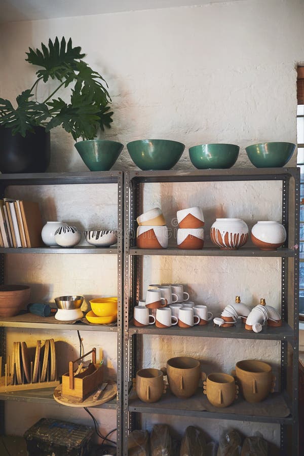 A Handmade Pot is Worth a Thousand Words. Various Vases and Pots on a ...