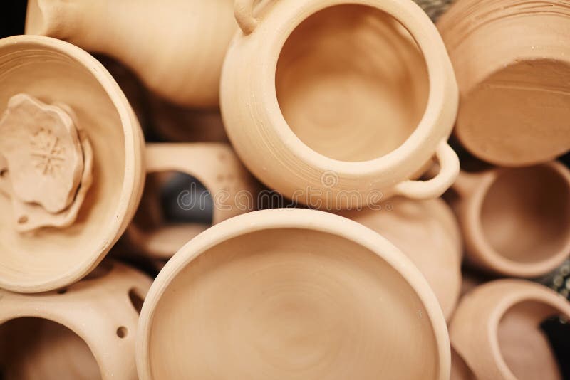 Handmade pottery stock photo. Image of small, manufacture - 88474434
