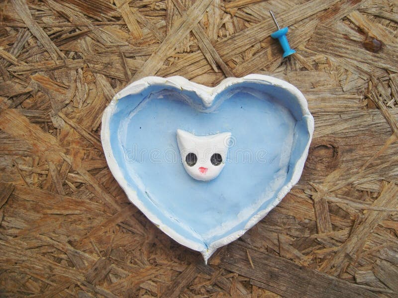 Creative Handmade Product. Love Symbol Stock Photo - Image of kitty ...