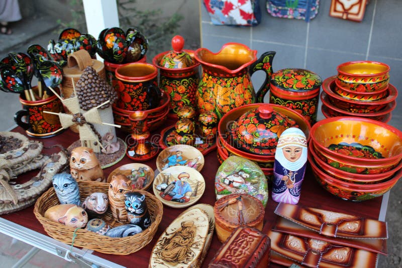 Handmade Products on the Table Stock Photo - Image of tableware, coffee ...