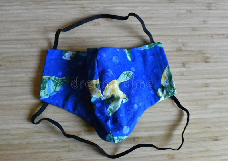 Handmade Protective Turtle Face Mask Stock Photo - Image of medical ...