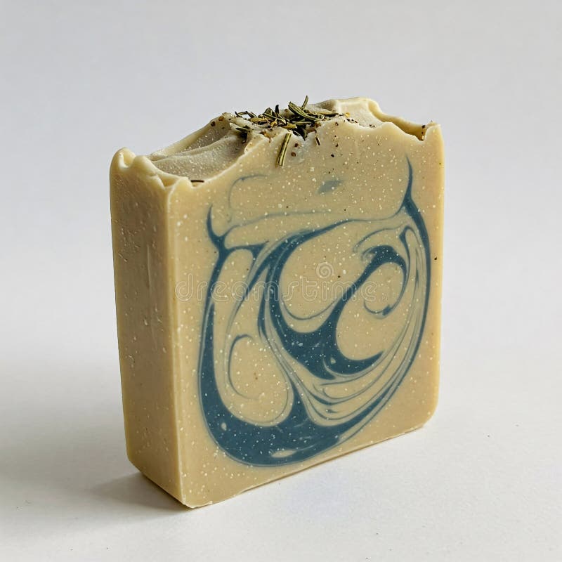 Handmade Soap on a White Background, Close-up, Selective Focus Front ...