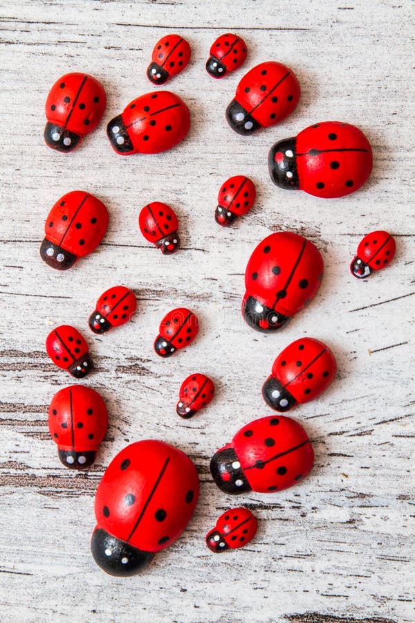 Handmade Ladybug Decorations, Highlighting the Detail and Craftsmanship ...