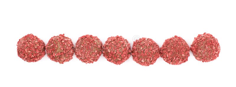 Handmade Red Candy Ball Isolated Stock Image - Image of gourmet ...