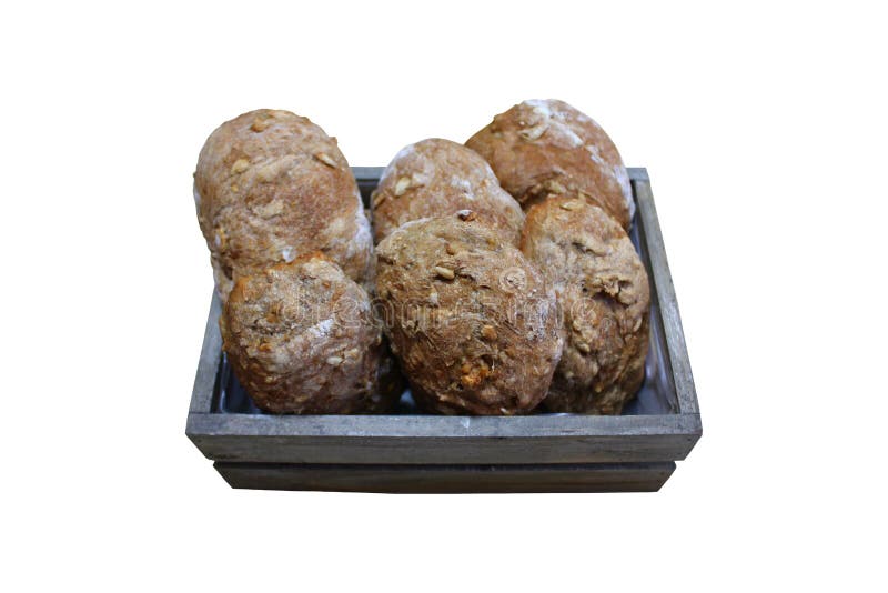 Handmade rolls in a basket stock photo. Image of roll - 177217820