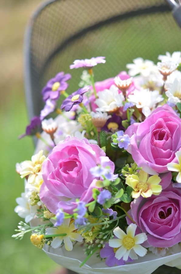 Handmade sewing flowers stock image. Image of gift, fresh - 40509481