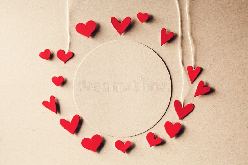 Small paper cut red hearts stock photo. Image of holiday - 36586012