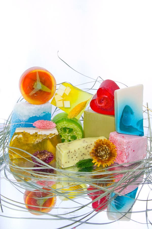Handmade soap bars stock photo. Image of handmade, bathroom - 10148534