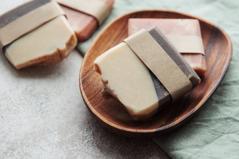 Bars of Natural Artisan Soap with Rosemary Essence, Solid and Natural ...