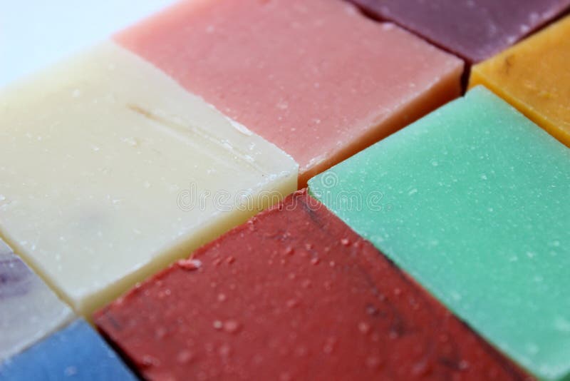 Handmade Soap of Different Colors Stock Image - Image of aromatherapy ...