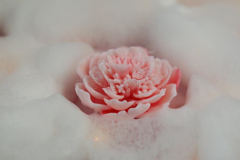 Handmade Soap in Rose Shape Stock Photo - Image of decoration, blossom ...