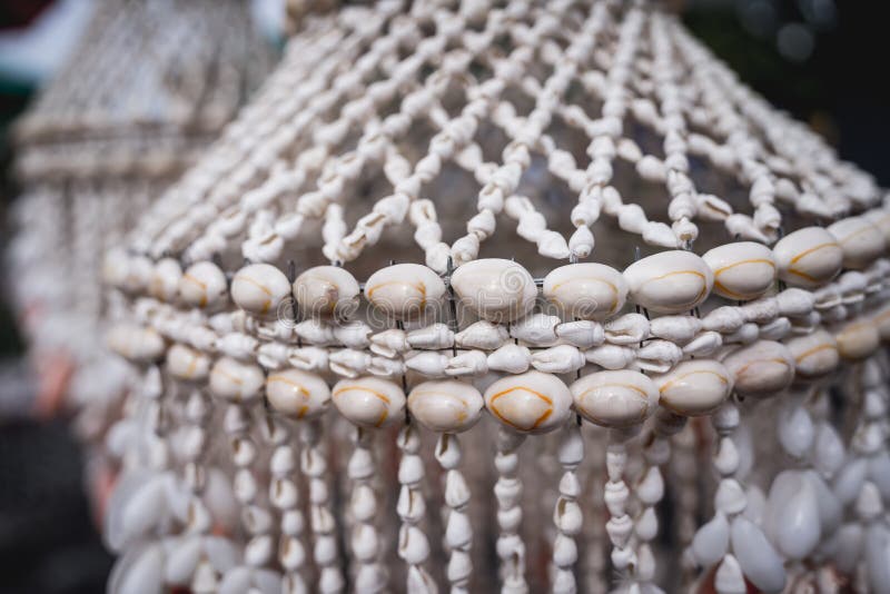 Handmade Souvenir Decorated with Different Sea Shells Stock Image ...