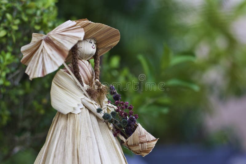 Big Straw Doll Shrovetide - Symbol of Pancakes Week Stock Photo - Image ...