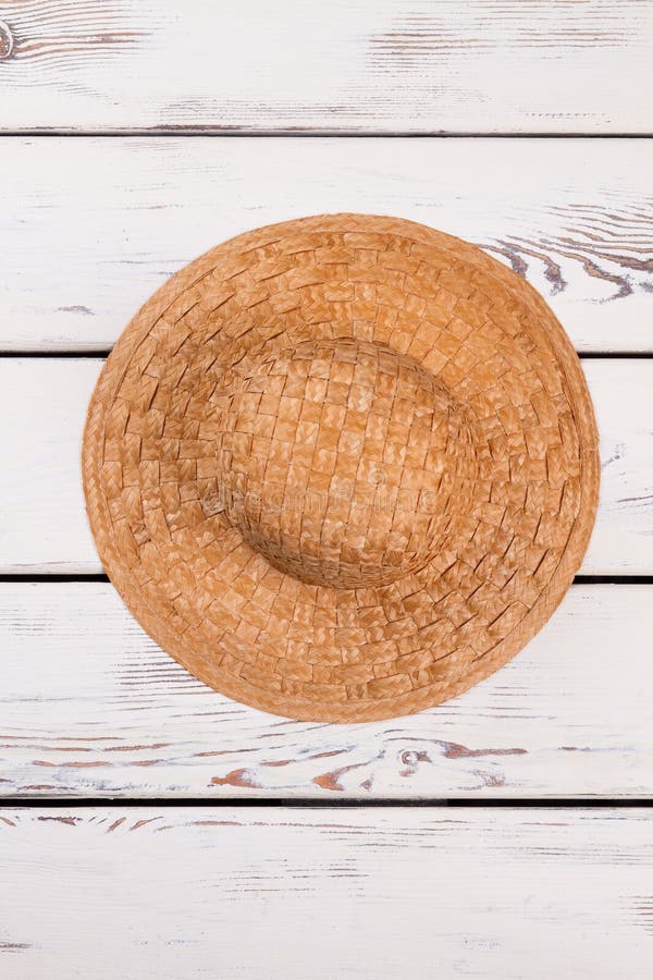 Handmade Straw Hat, Top View. Stock Photo - Image of clothes, spring ...