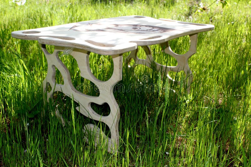 Handmade Table, Author`s Design, Wooden Table, Smooth Forms in Table ...