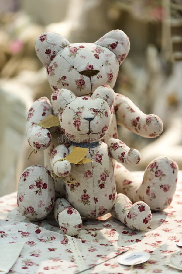 Handmade teddy bears stock photo. Image of antique, background - 44442422