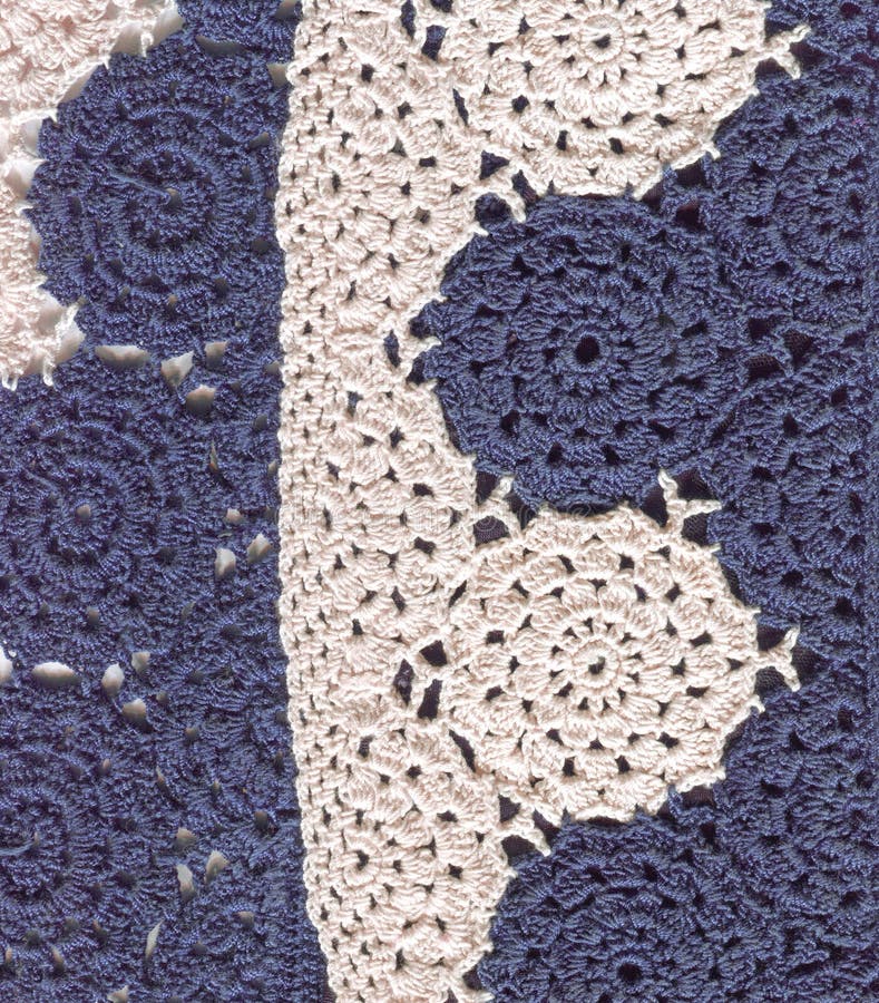 Handmade Textile Art Demonstrates Traditional Crochet Techniques Stock ...