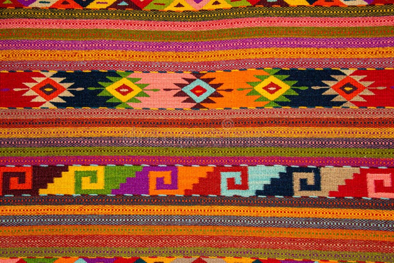 Handmade Textile Original from Oaxaca, Mexico Stock Image - Image of ...