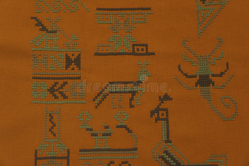Handmade Textile Original from Oaxaca, Mexico Stock Image - Image of ...