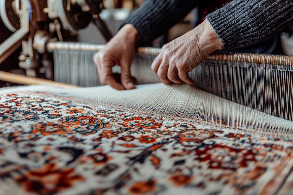 Handmade Theme : Carpet Weaver Stock Illustration - Illustration of preparing, occupation: 363694682