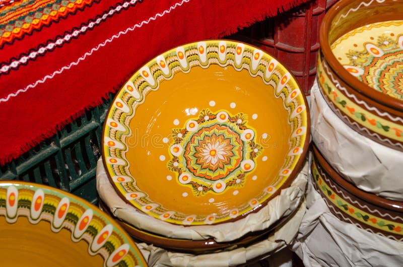 Handmade traditional pots stock image. Image of food - 59808643