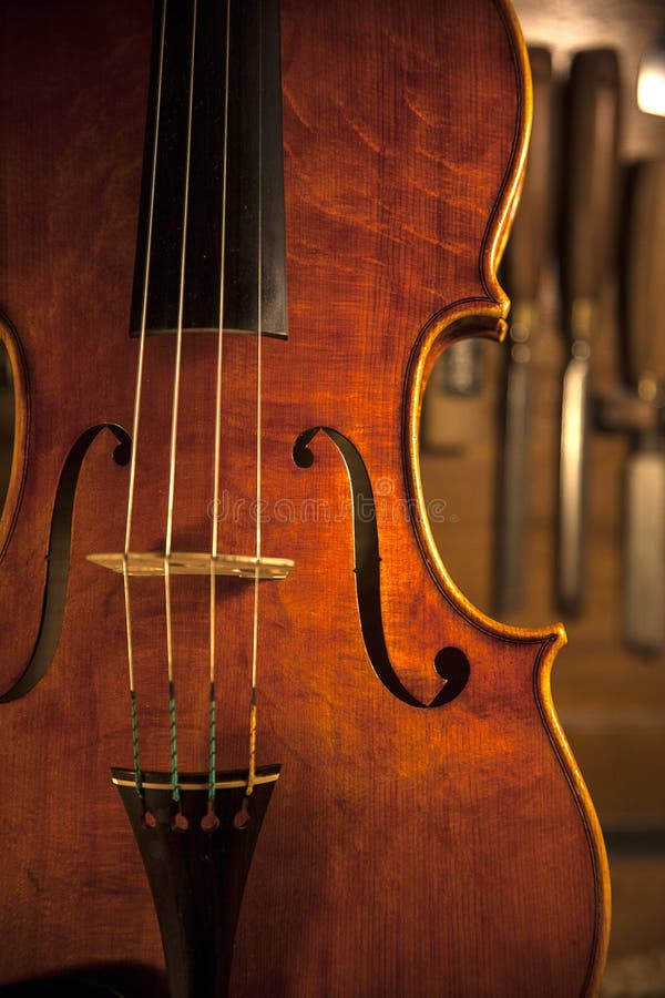 Handmade Violin stock image. Image of italy, luthier - 84182219