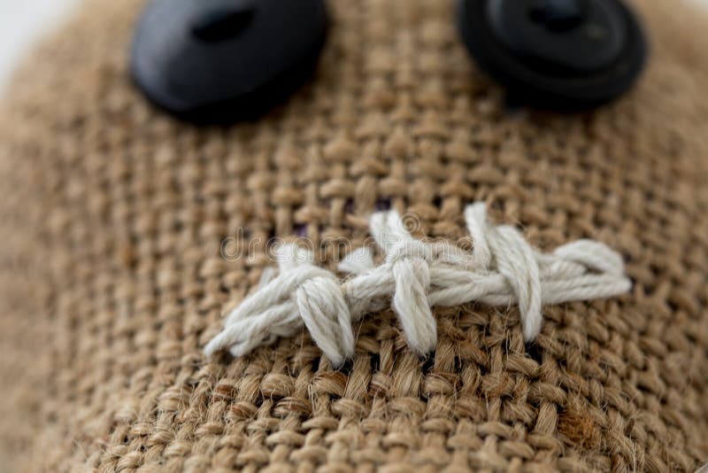 Handmade Voodoo Doll. Craft and Hobby Concept. Object on a White ...