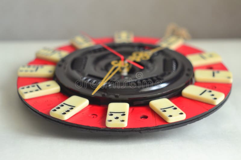 Handmade Wall Clock from Auto Clutch. Creative Watch Stock Image ...