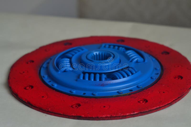 Handmade Wall Clock from Auto Clutch. Creative Watch Stock Photo ...