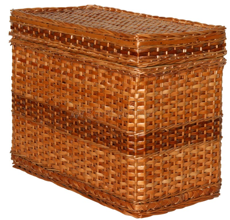 Handmade wicker baskets stock photo. Image of view, texture - 67665202