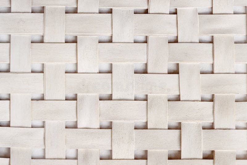White Wicker Background And Woven Pattern Texture. Stock Photo - Image ...