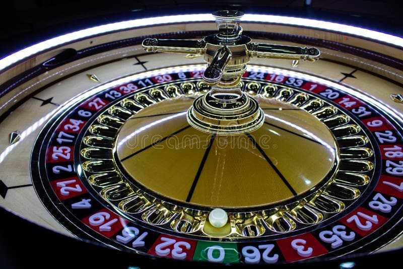 Handmade Wooden Roulette Wheel Stock Image - Image of money, ball ...