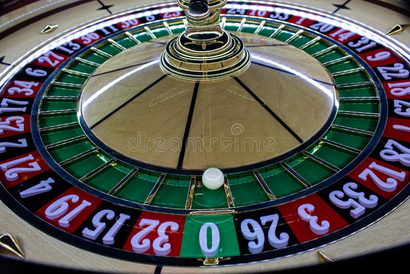 Handmade Wooden Roulette Wheel Stock Photo - Image of success, spinning ...