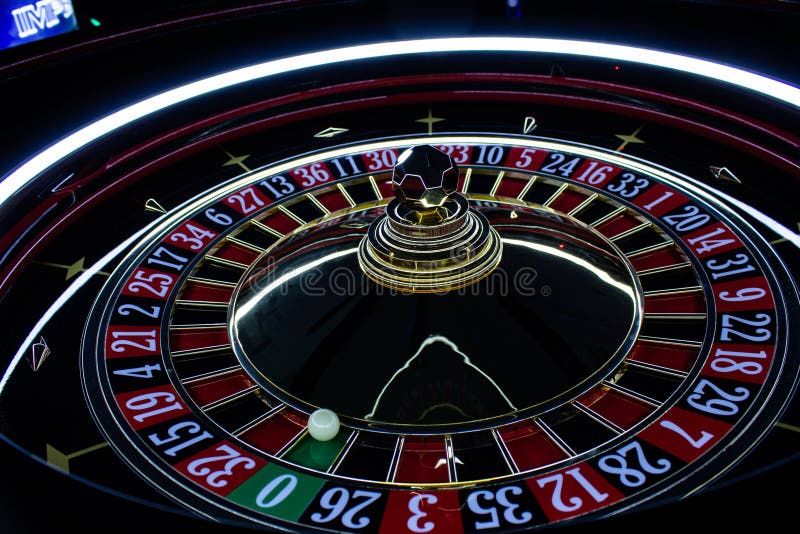 Handmade Wooden Roulette Wheel Stock Image - Image of gamble, addiction ...