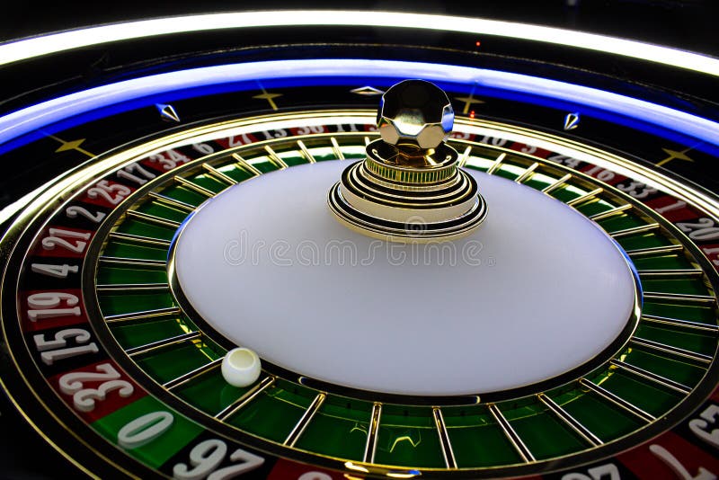 Handmade Wooden Roulette Wheel Stock Image - Image of entertainment ...