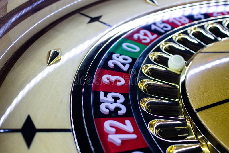 Handmade Wooden Roulette Wheel Stock Photo - Image of success, roulette ...