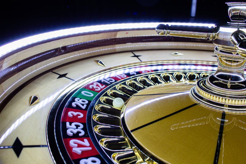 Handmade Wooden Roulette Wheel Stock Image - Image of table, success ...