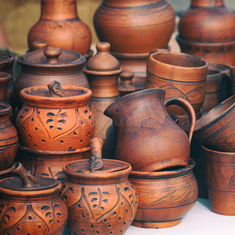 Handmade Wooden Utensils on Table Stock Image - Image of home, dish ...