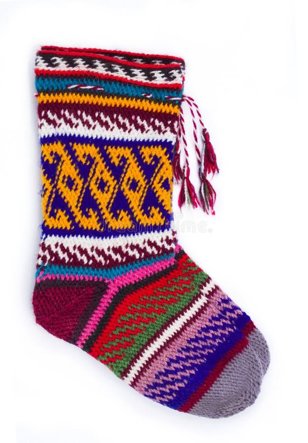 Handmade wool socks stock photo. Image of product, coloured - 10649664