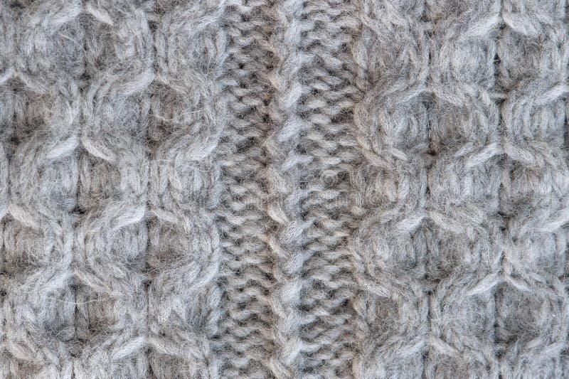 Handmade Woolen Fabric Closeup Stock Photo - Image of fabric, knit ...
