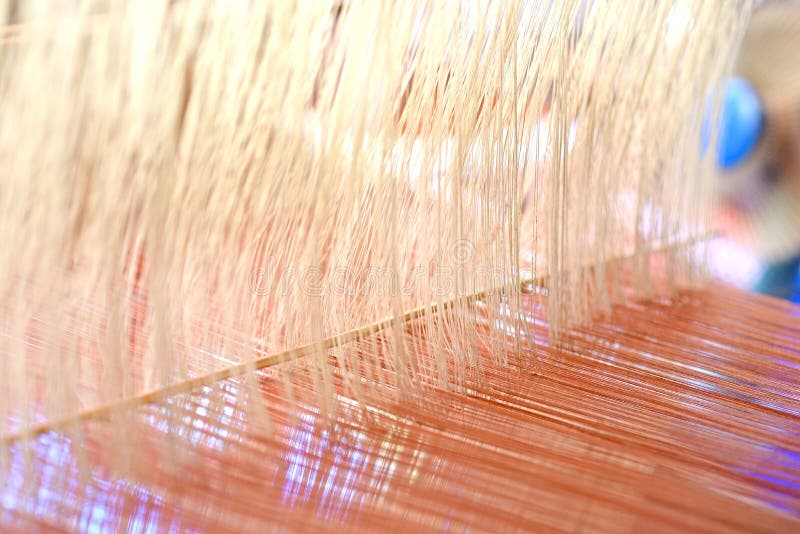 Handmade yarn warping stock image. Image of textile, warp - 96438343