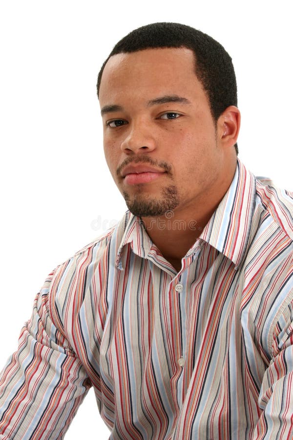 Handome Man stock image. Image of african, face, shirt - 16382953