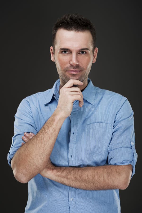 Handome man stock image. Image of freshness, casual, intelligence ...