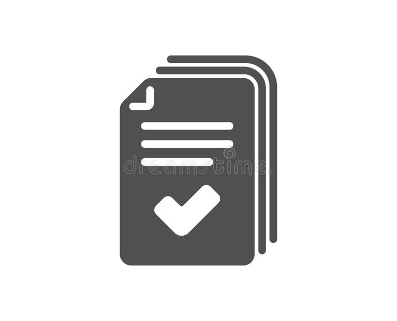 Handout Icon. Documents Example Sign. Vector Stock Vector ...